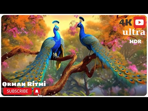 Peacocks - One of the most beautiful birds  4K HD  (Tovuz quşları- Ən gözəl quşlardan biri)