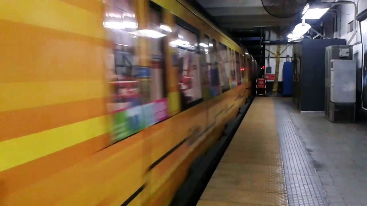 Subte línea B - CAF 6000 chapa E1 - YouTube