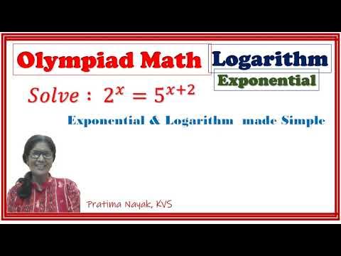 MATH OLYMPIAD | EXPONENTIAL EQUATION | HOW TO SOLVE MATH OLYMPIAD QUESTION USING LOGARITHM ...
