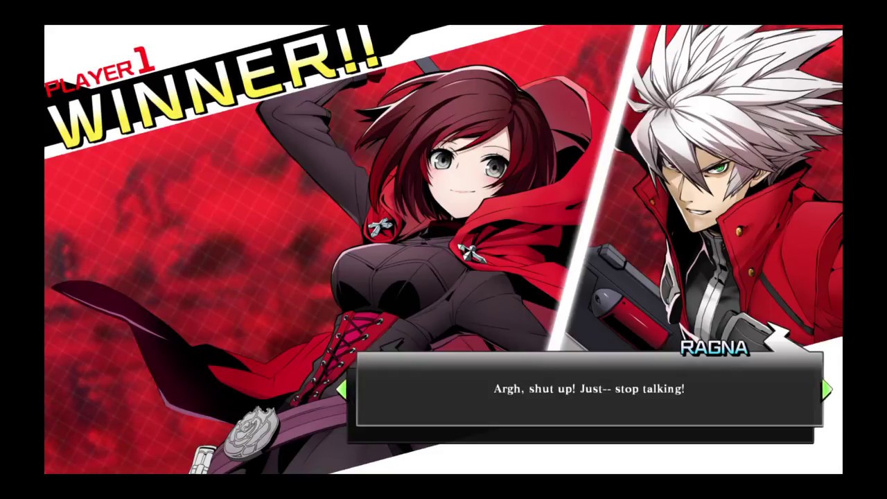 Ragna/Ruby vs Hyde/Yu - Blazblue Cross Tag Battle Trial Version - YouTube