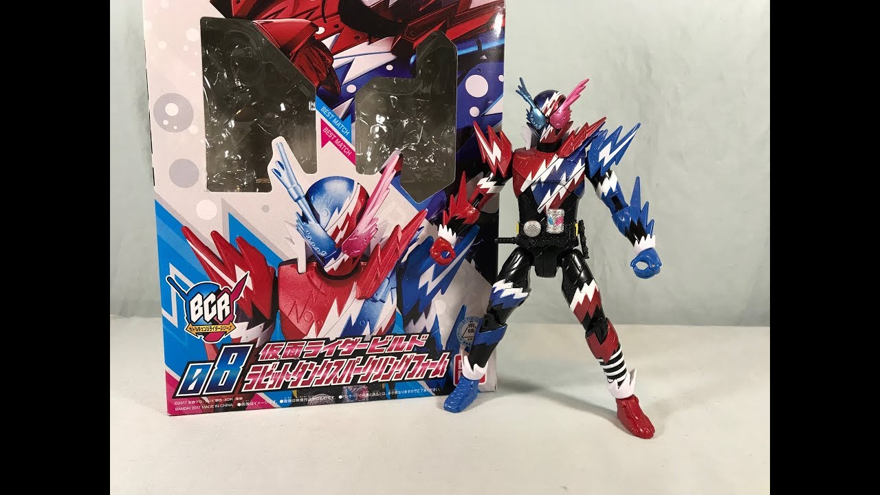 Kamen Rider Build BCR-08 Rabbit Tank Sparkling Form Review - YouTube