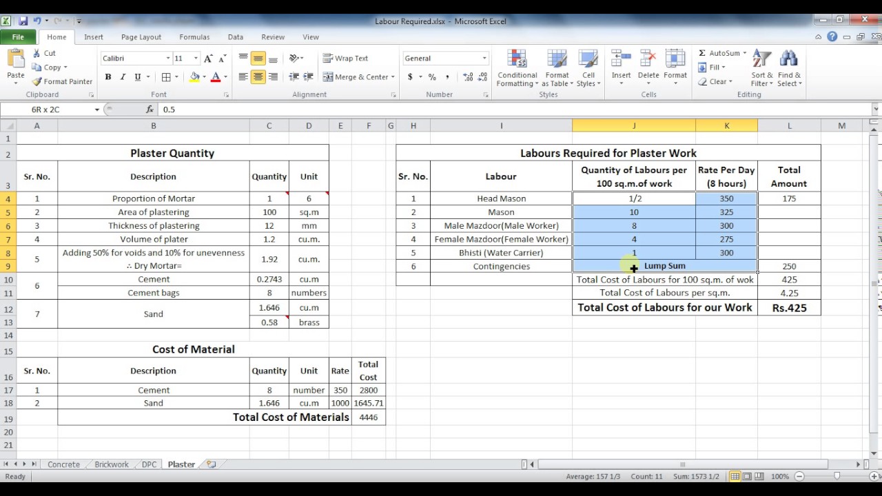 Labours Required For Plaster Work In Microsoft Excel Unite Coaching labours-required-for-plaster-work-in-microsoft-excel-unite-coaching