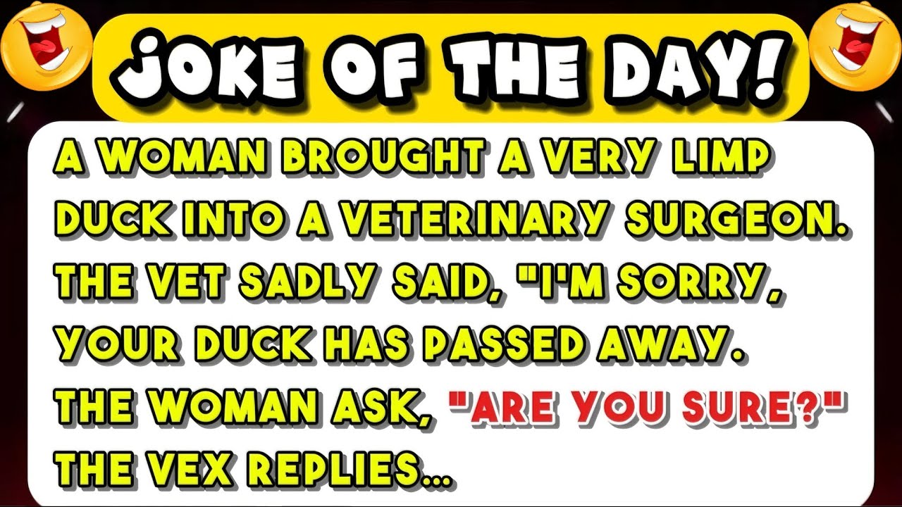 BEST JOKE OF THE DAY! - A Woman Brought A Very Limp Duck To A ...