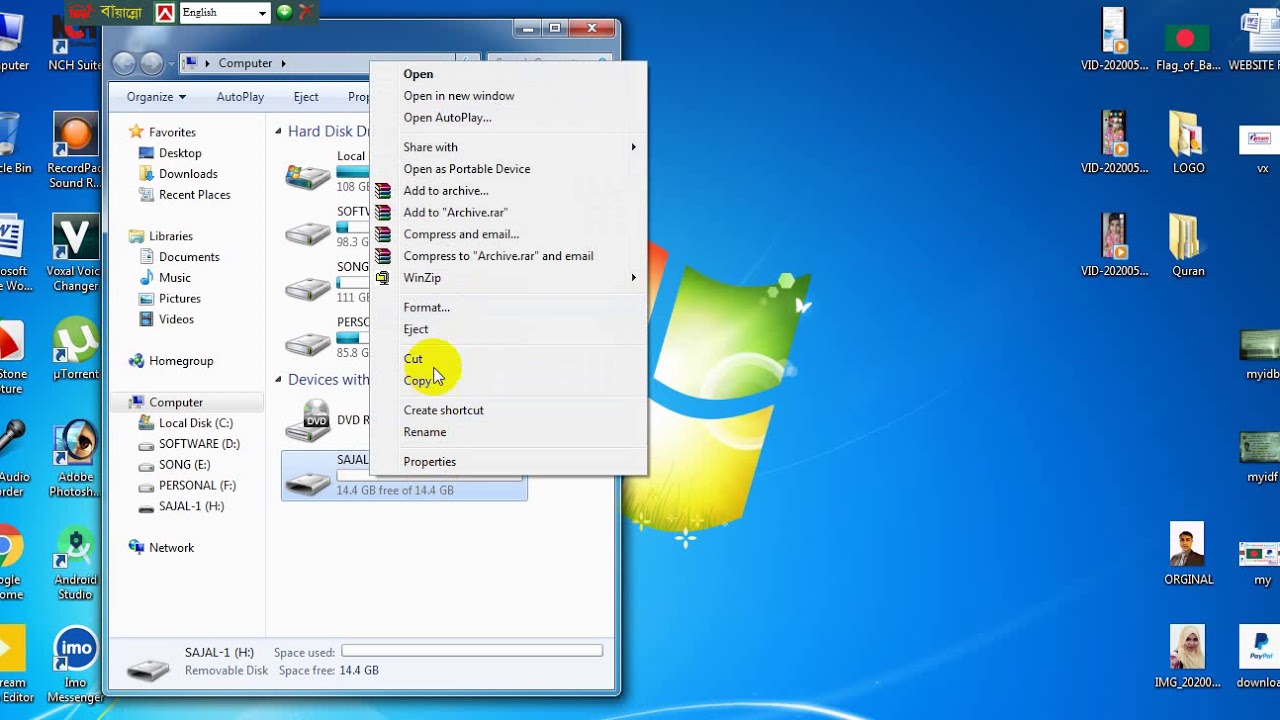 How To Format A Usb Flash Drive Using Command Prompt In Windows Youtube