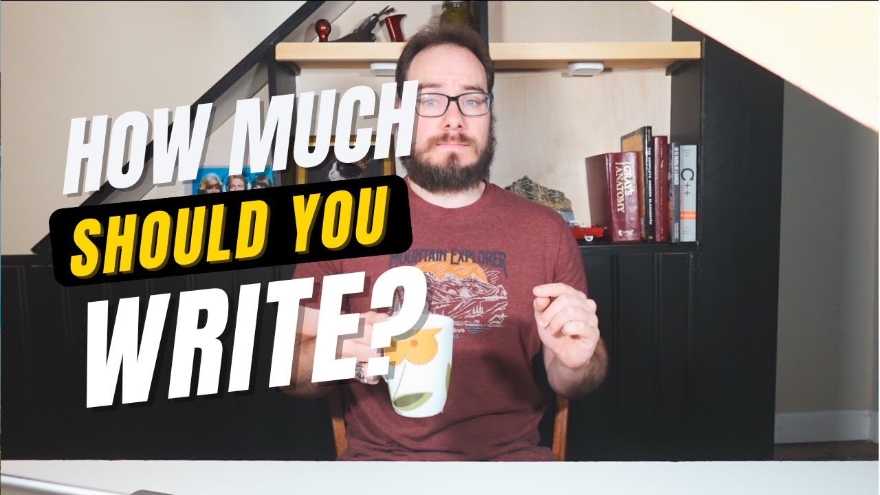 You're Writing Way TOO MUCH! (Maybe) | Writing Advice - YouTube