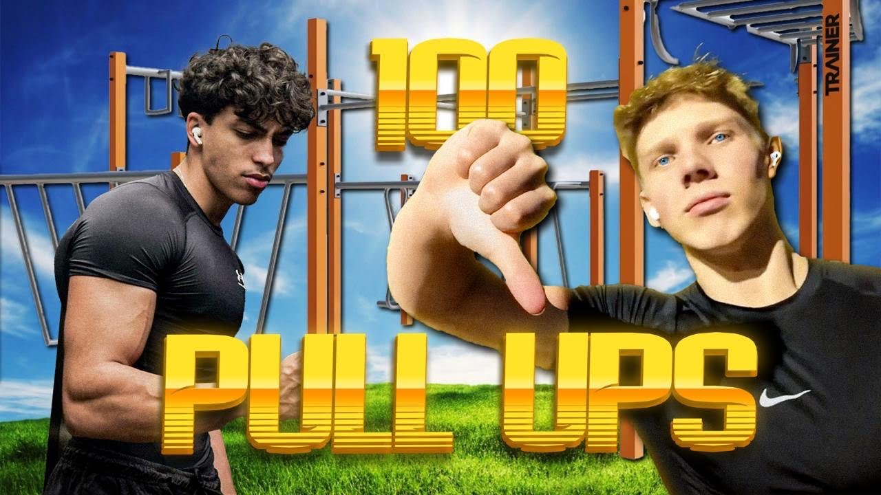100 Pull Ups in 10 MINUTEN ?! (Duo-CHALLENGE) - YouTube