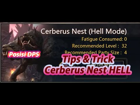 Cerberus Nest HELL Mode Tips & Trick | Posisi DPS di Dragon Nest Classic - YouTube