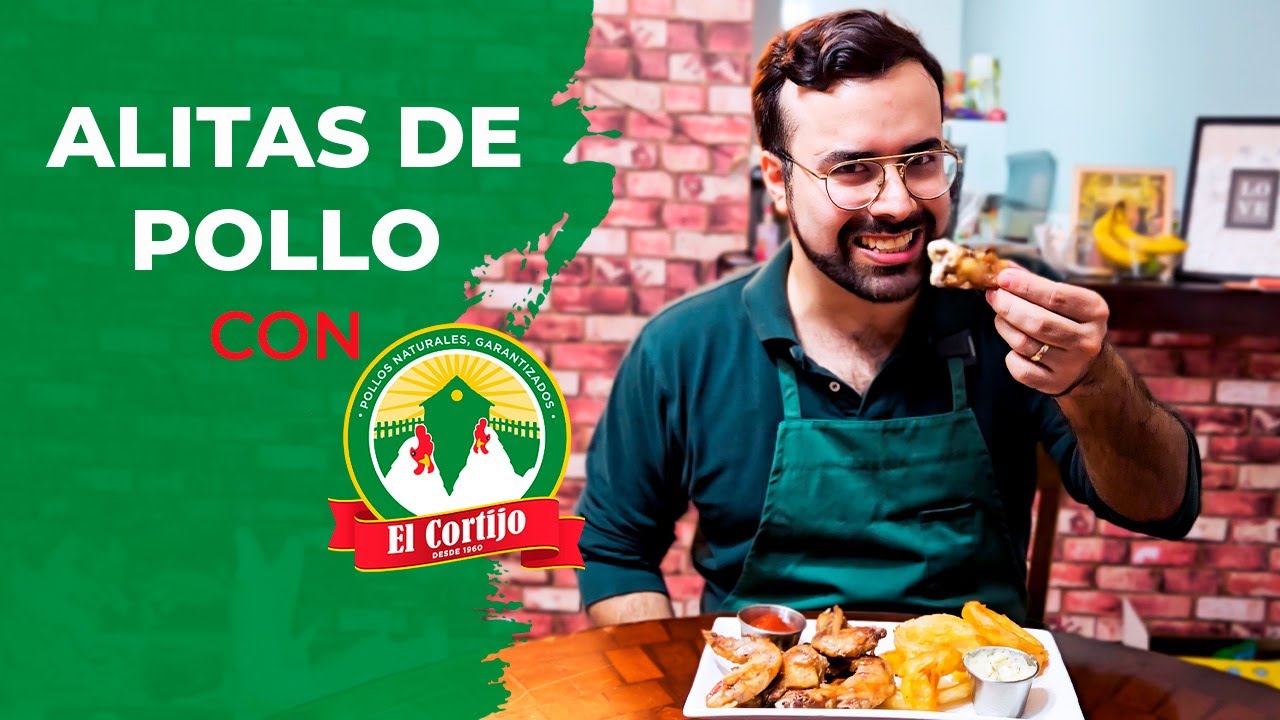Receta Para Acompañar Tus Alitas De Pollo Con El Cortijo - YouTube