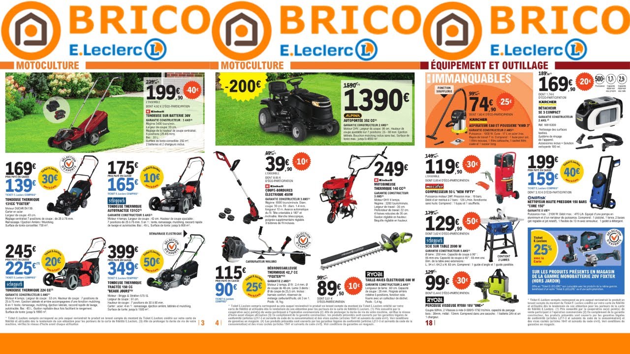 catalogue LECLERC BRICO du 25 mars 2025 Arrivage bricolage 💥 Promo ...