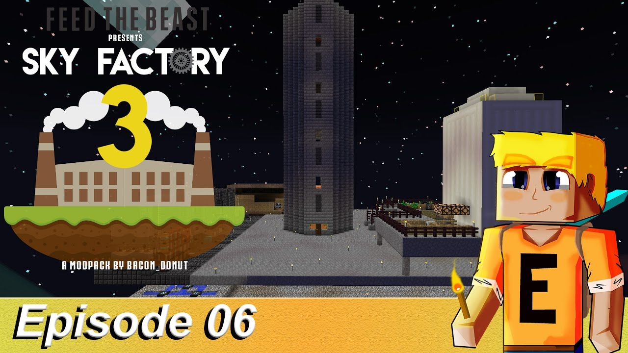 Sky Factory 3 Ep. 6 - Organizing all the loot - Modded Minecraft Let's ...