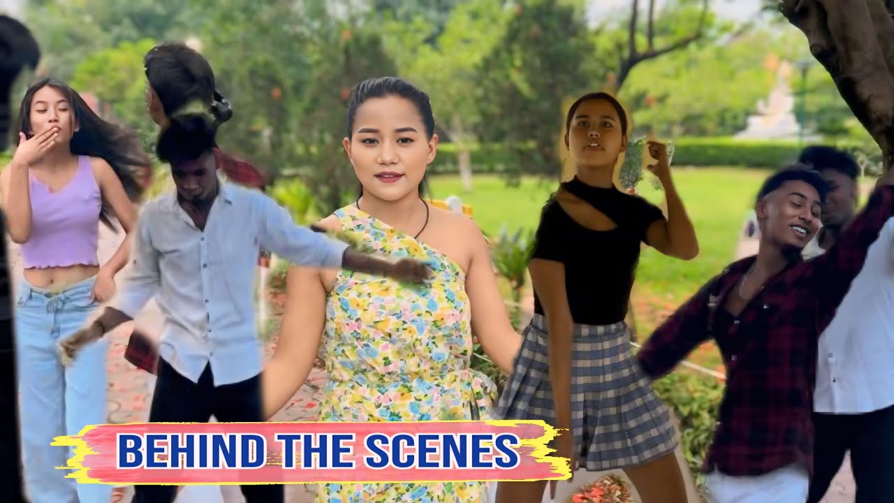 Dance in shooting time 😀| Behind the senes | BTS | Rakhi Kulung Rai ...