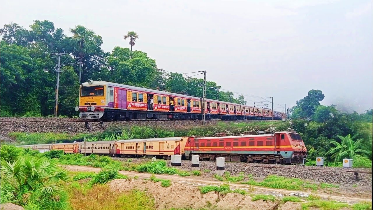 Indian local train and express train beautiful video and beautiful ...