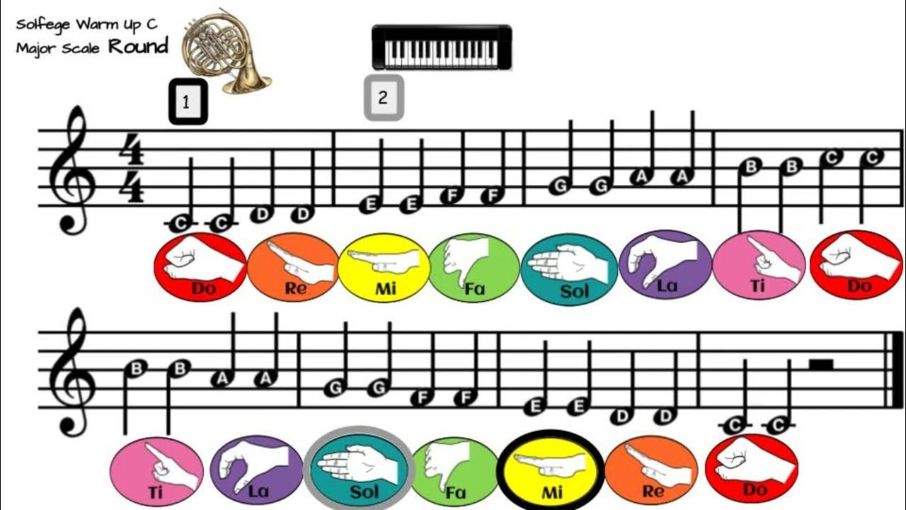 Solfege Warm Up Round - YouTube