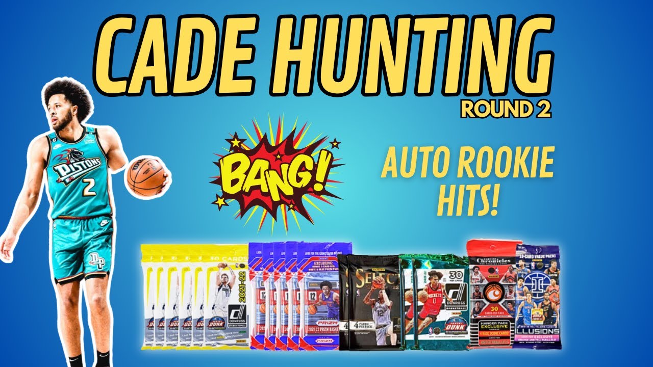 Cade Hunting Round 2! Auto Rookie Hits! - YouTube