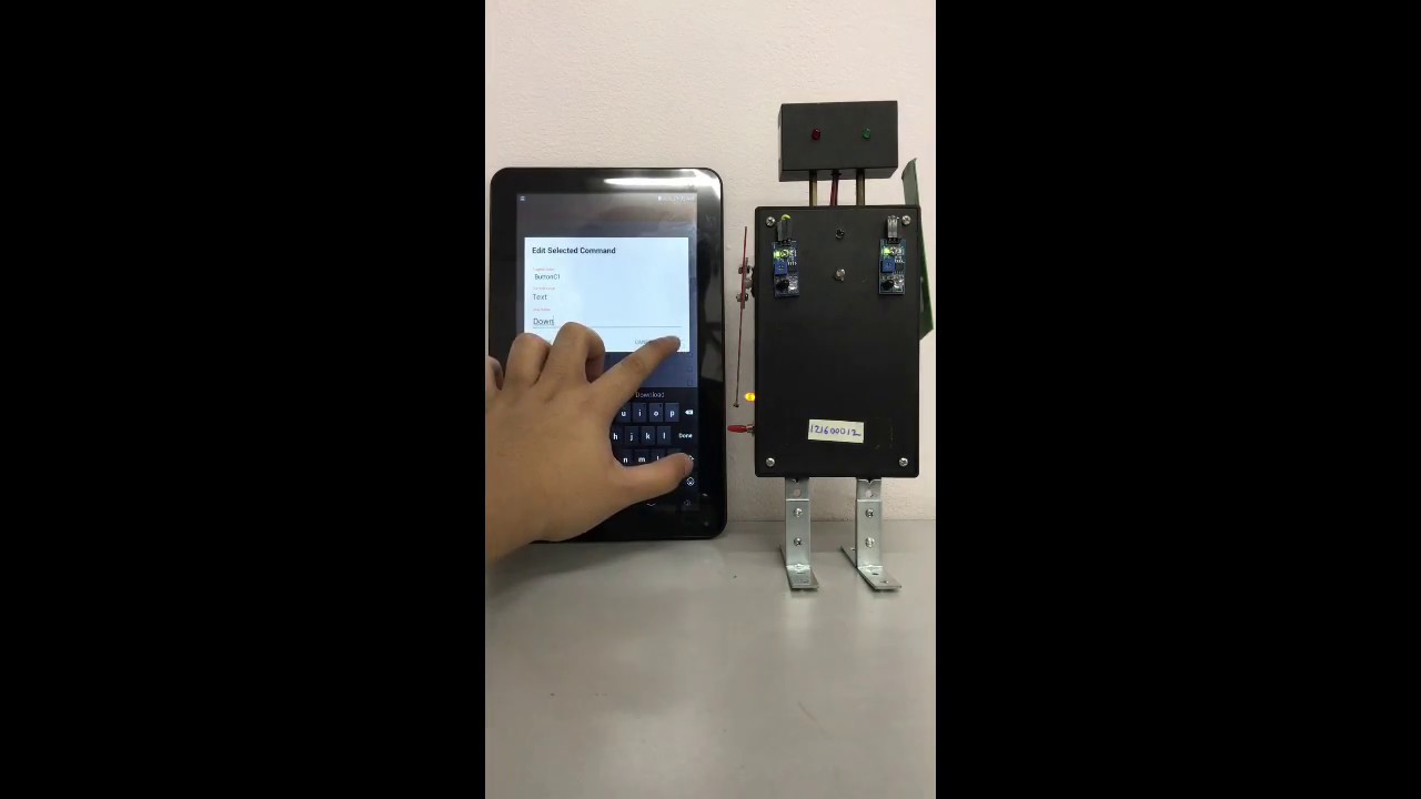 Humanoid Robot Project 3- Remote Control Robot - YouTube