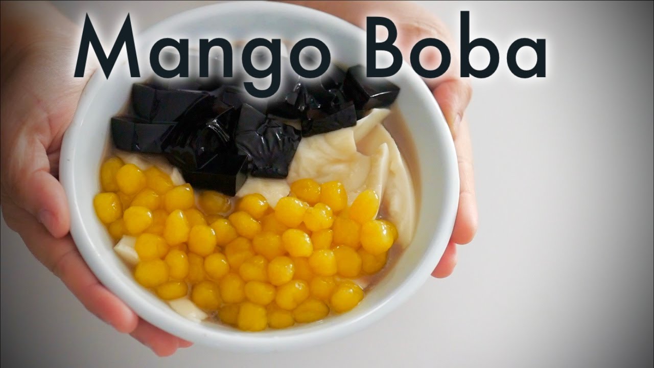 Mango Boba, Soy Pudding dessert - YouTube