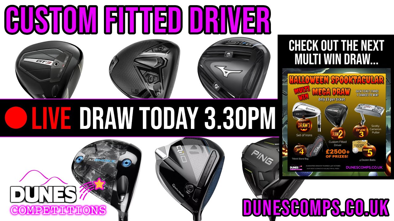 🔴 LIVE: Custom Fitted Driver Draw #10 - YouTube