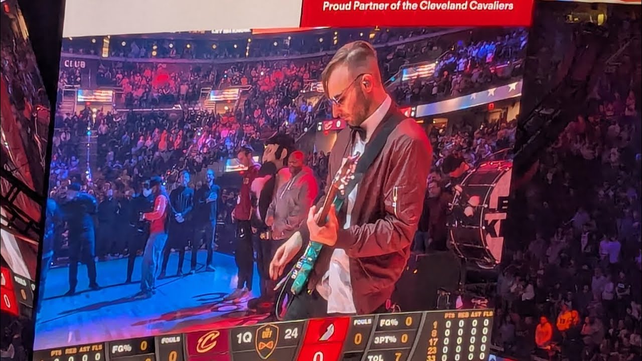 Star Spangled Banner Live at Cleveland Cavaliers by Eric Potapenko ...
