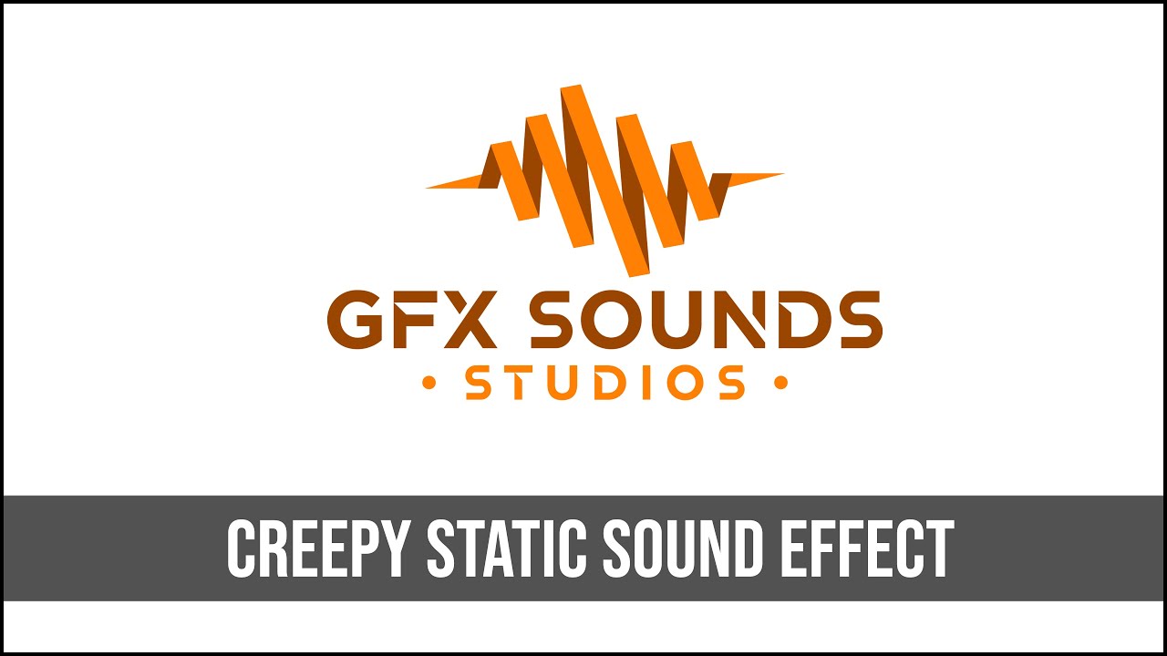 Creepy Static Sound Effect - YouTube
