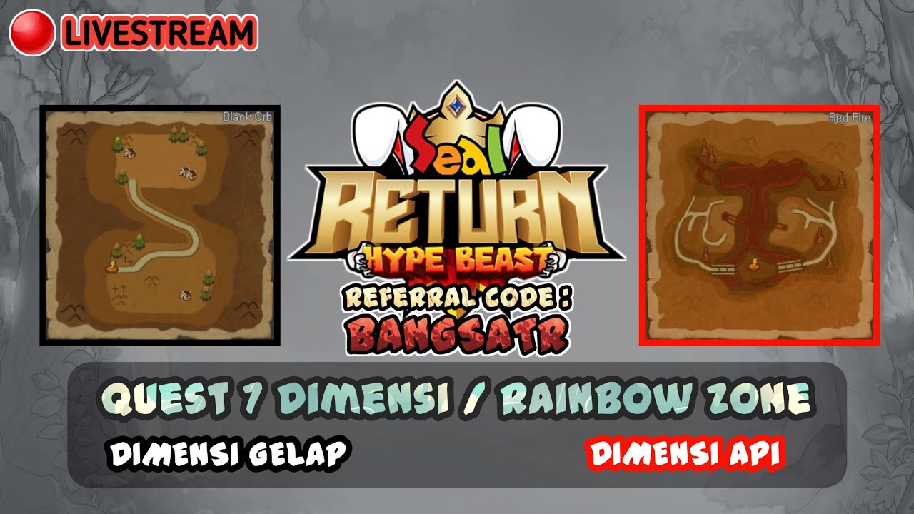 🔴 [ LIVE OBT ] SEAL RETURN HYPEBEAST - RAINBOW ZONE DARK + FIRE~ - YouTube