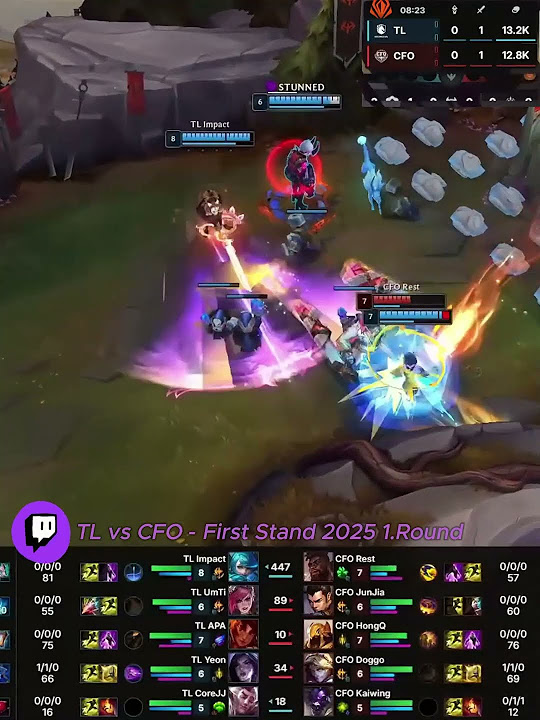 CFO Rest Ksante 1v3 TL - CFO vs TL- First Stand 2025 1. Round Highlights - YouTube