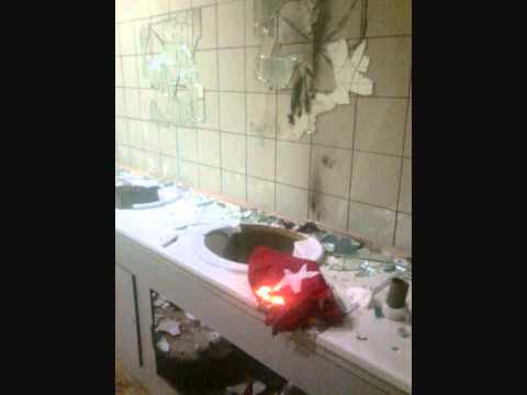 PAOK HOOLIGANS burn toilets of Sukru Saracoglu - YouTube