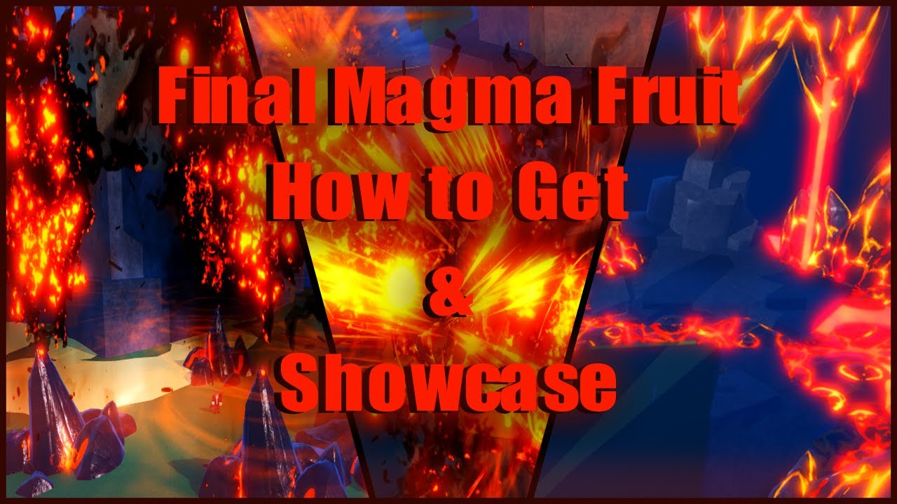 (AOPG) *New*Final Magma Fruit Showcase & How to Get - A One Piece Game ...
