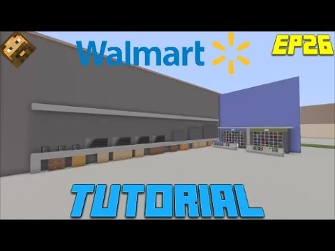 Minecraft Walmart Tutorial Episode 26 (Tv's and Games) - YouTube