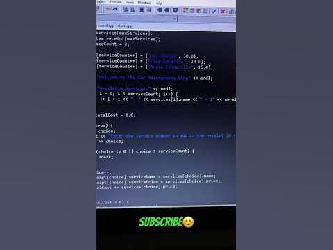 car maintenance IDE dev c++ #cppprogramming - YouTube