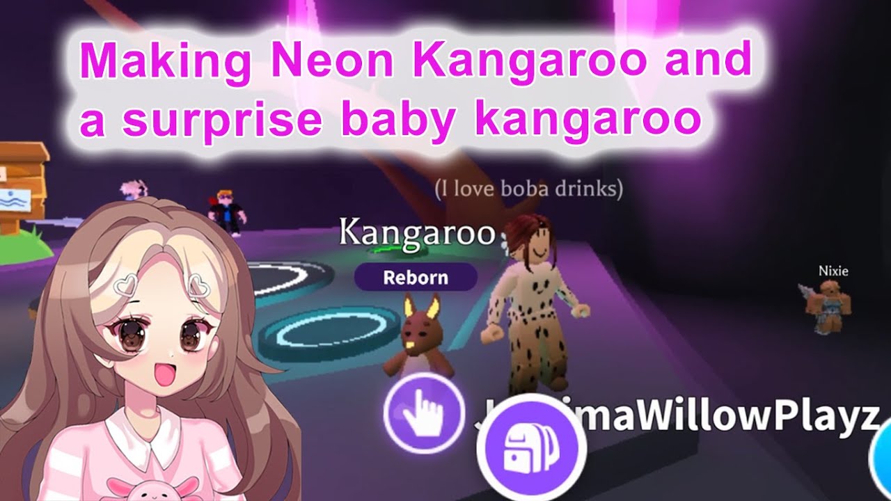 Making Neon Kangaroo with a surprise baby kangaroo, from Aussie Egg in ...