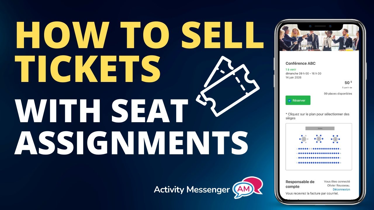 How to Sell Tickets with Seat Assignment for Events - YouTube
