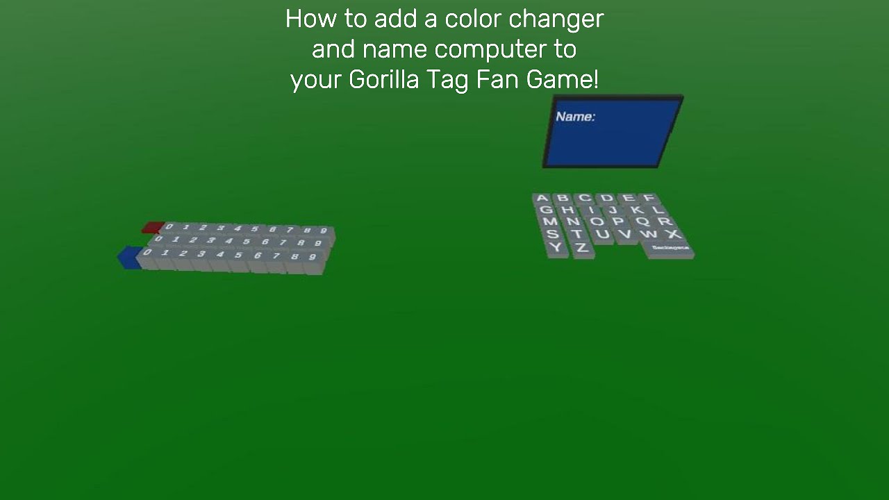 How to add a color changer and name computer to your Gorilla Tag Fan ...
