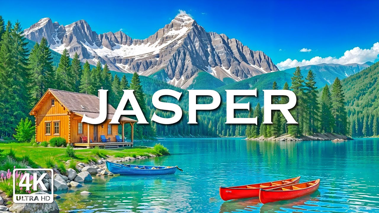 4K Jasper National Park - Discovering the Majestic Mountains, Pristine Lakes and Pristine ...