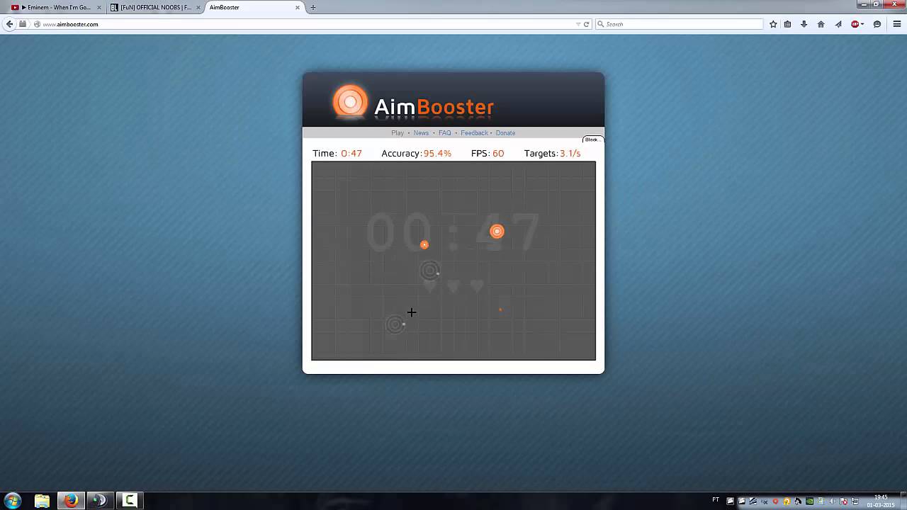 Aimbooster - aim test - - YouTube