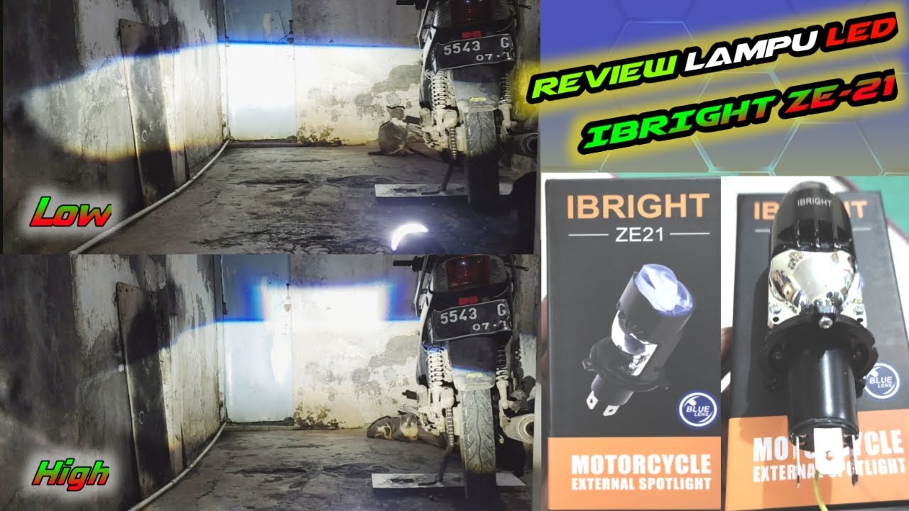 Review Lampu Led Ibright ZE21 - YouTube