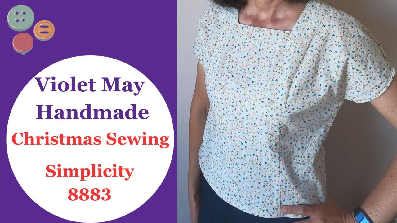 Christmas Makes and Simplicity 8883 Top. - YouTube