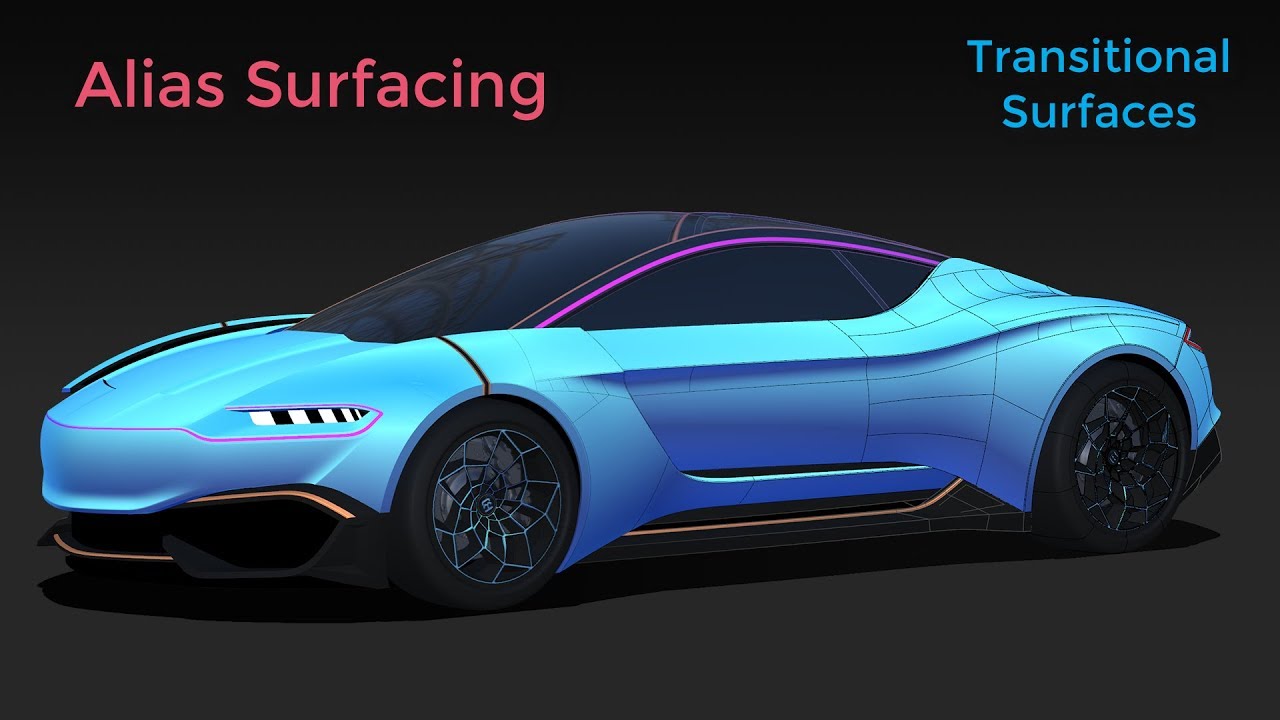 Alias Surfacing: Transitional Surfaces - YouTube