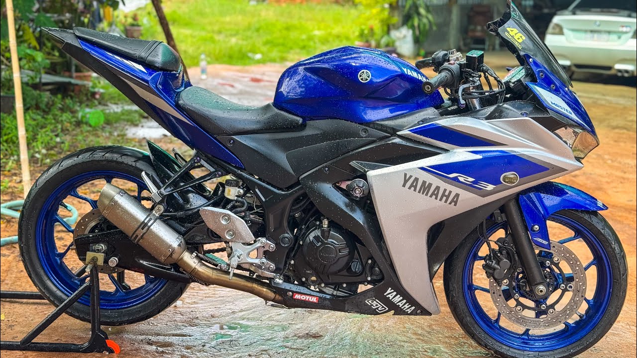 Yamaha R3 កំលាំង 320cc 2018 ABS ម៉ូតូថ្មីស្អាត លក់ 1680$ ☎️069532334 ...