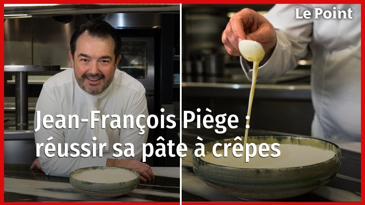 Jean-François Piège : réussir sa pâte à crêpes - YouTube