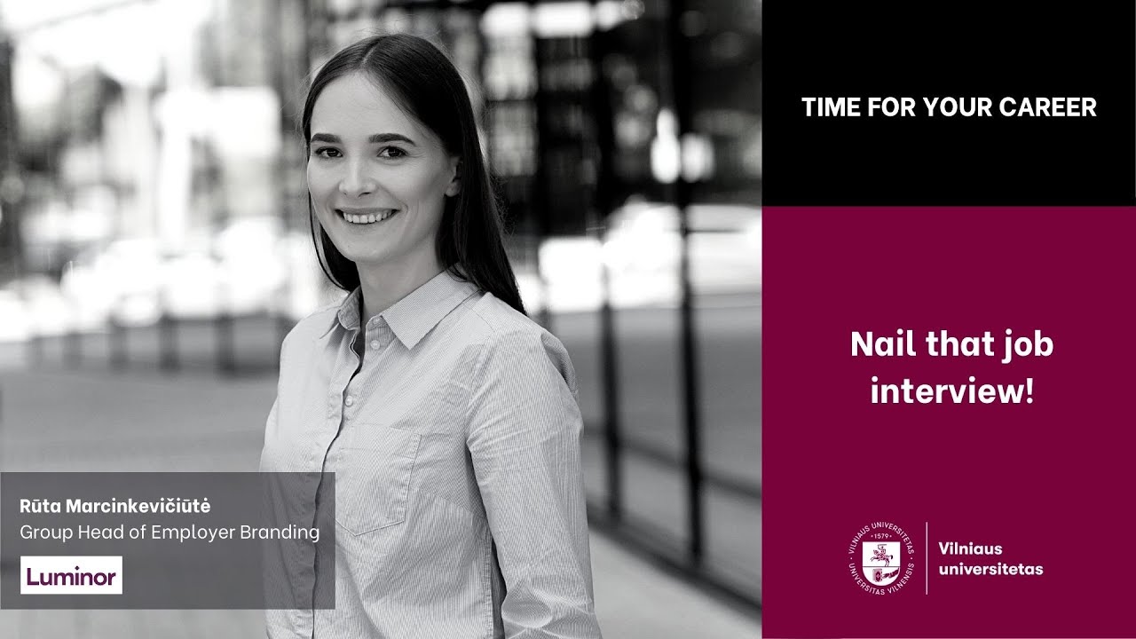 Nail that job interview! | Online lecture - YouTube