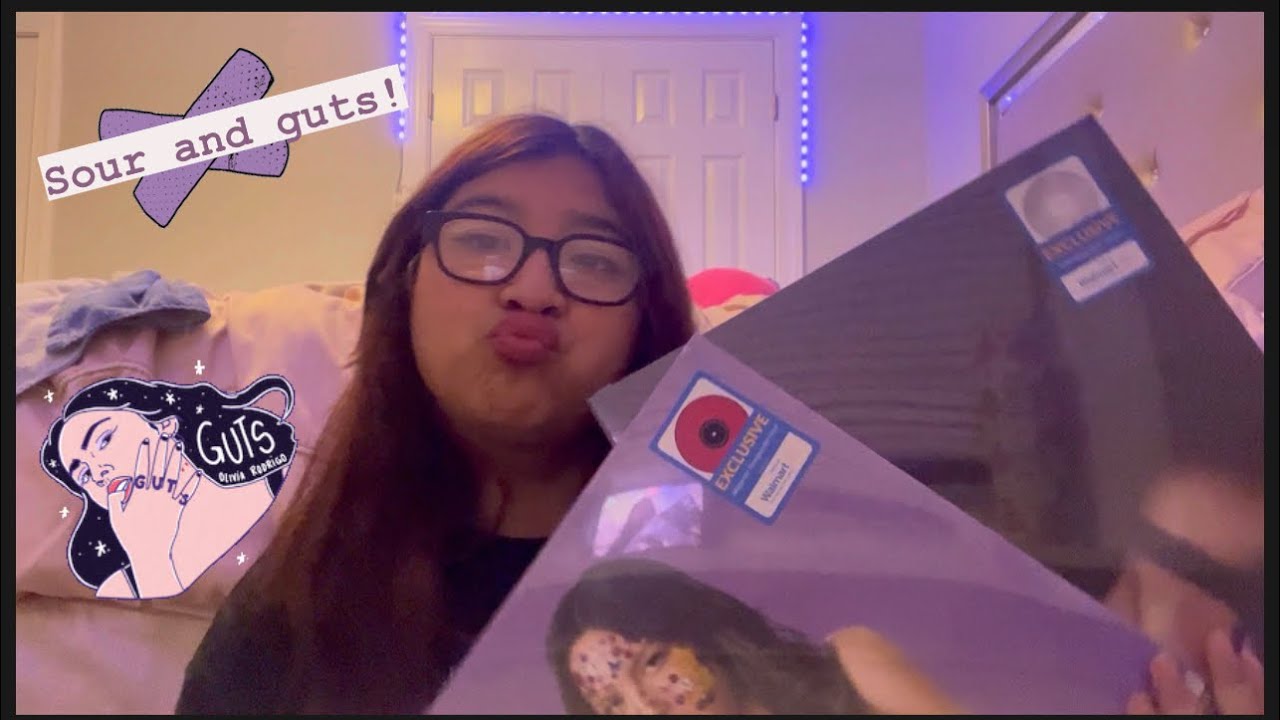 Olivia Rodrigo Guts and Sour Walmart exclusive unboxing! - YouTube
