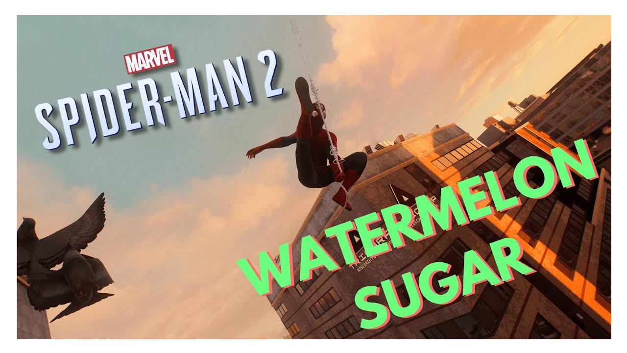 Harry Styles - Watermelon Sugar (Spider-Man 2 PS5) Cinematic Web ...