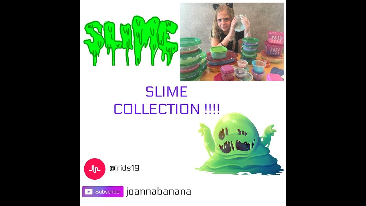 SLIME COLLECTION FIDGET SPINNERS AND DIY STRESS BALLS - YouTube