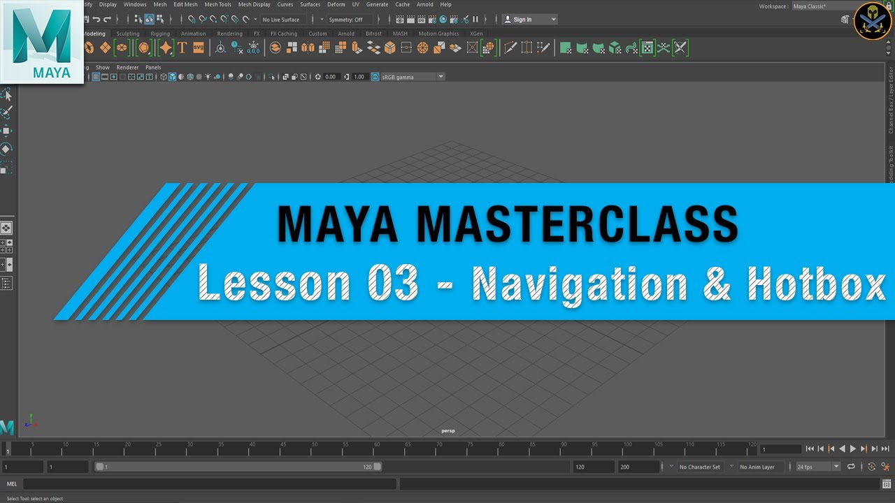 MAYA MASTERCLASS 03 - NAVIGATION & HOTBOX ( BEGINNER TUTORIAL ) - YouTube