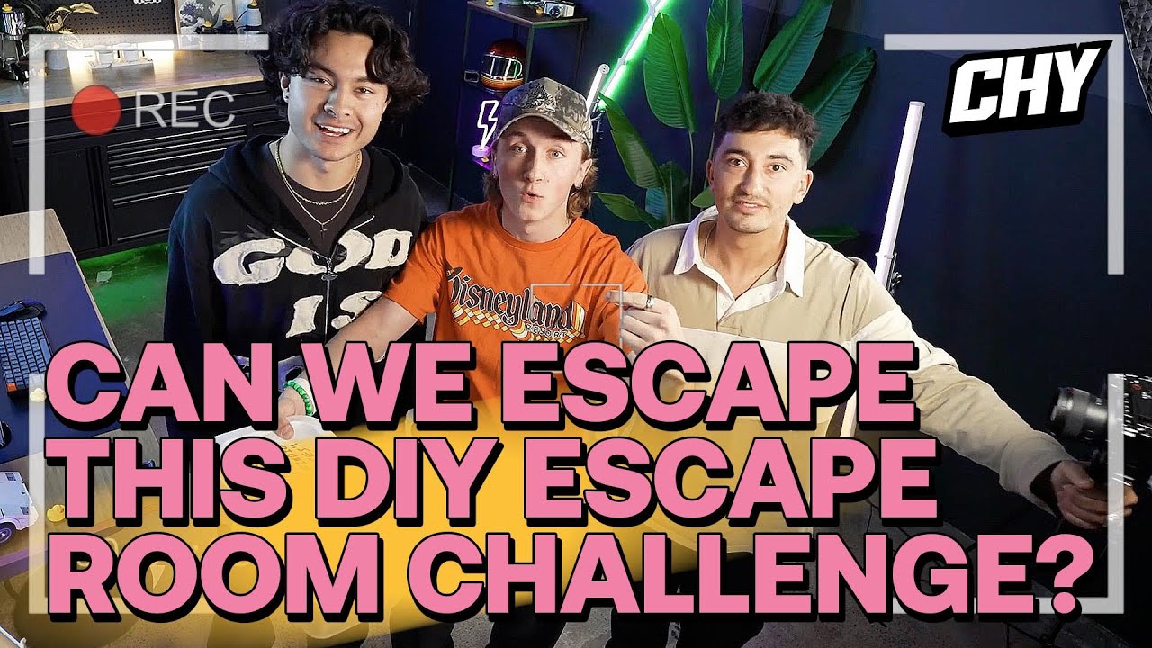 CHY | Can We ESCAPE This DIY Escape Room Challenge? - YouTube