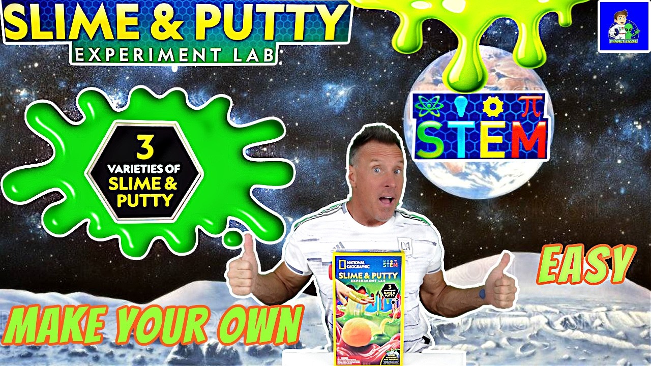 National Geographic Slime & Putty Experiment Lab - YouTube