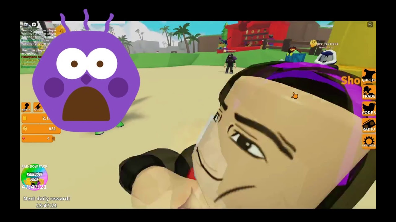 Gameplay of Thinking Simulator! | Roblox | tbh this got pretty carried ...