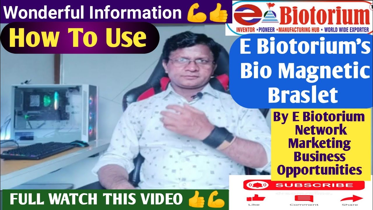 How To Use E Biotorium Bio Magnetic Braslet #e biotorium - YouTube