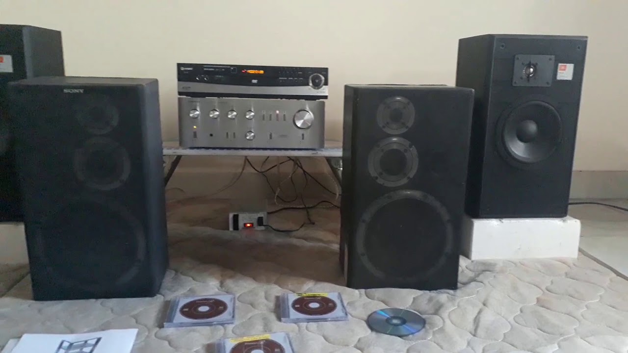 Sony ss v525av & pioneer 8600X - YouTube