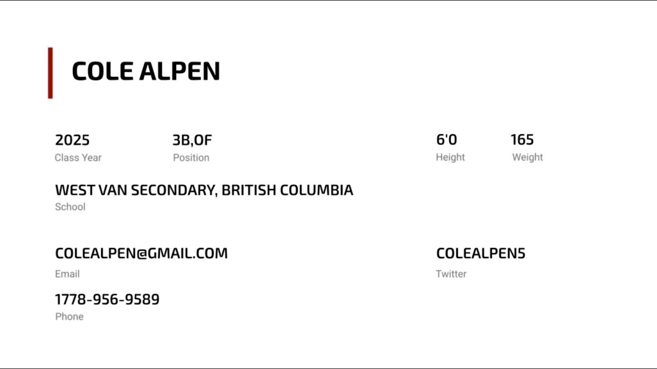 Cole Alpen - 367 Feet (2025, 3B,OF) - YouTube